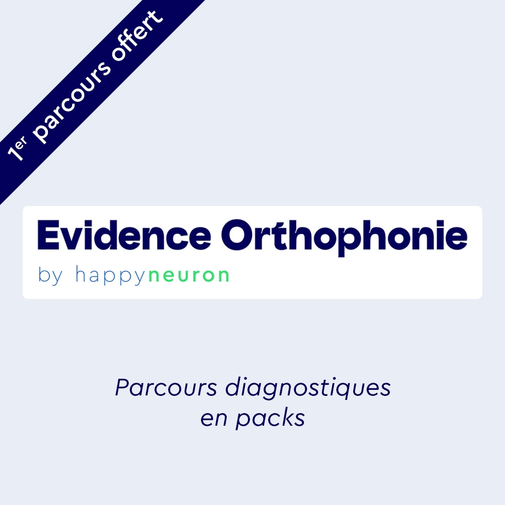 Evidence orthophonie - Parcours diagnostiques en packs - Happyneuron